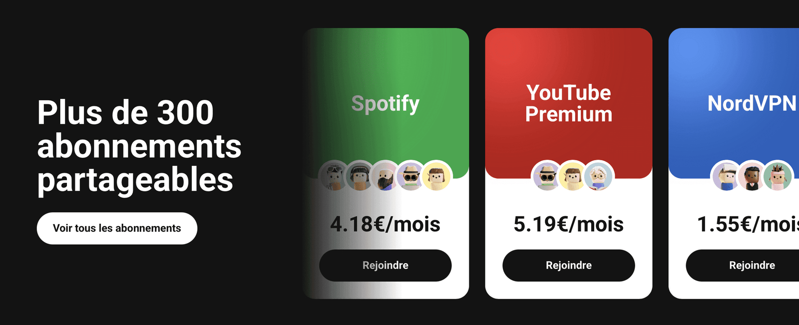 Réduction d’abonnements NETFLIX, AMAZON PRIME, SPOTIFY, CANVA ...